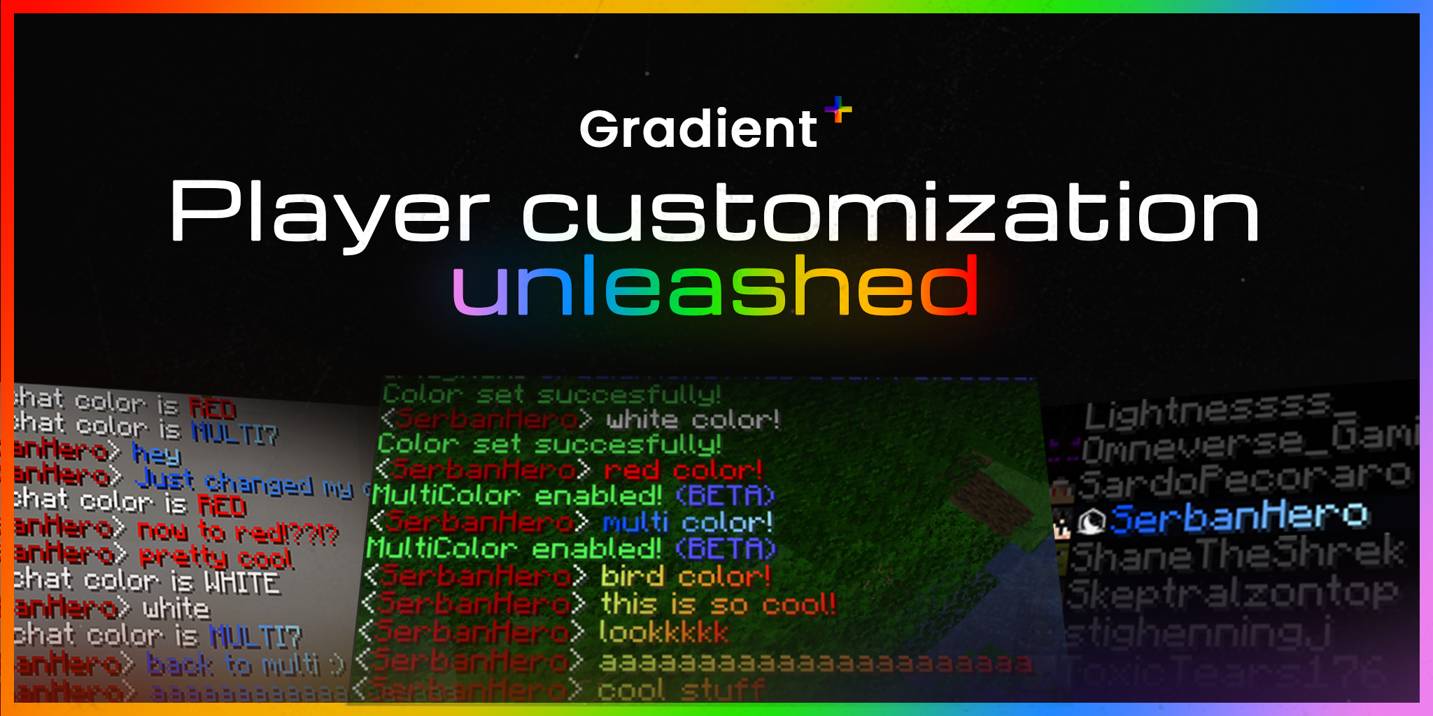 Gradient Plus | Serbob Development | Minecraft Plugin Development